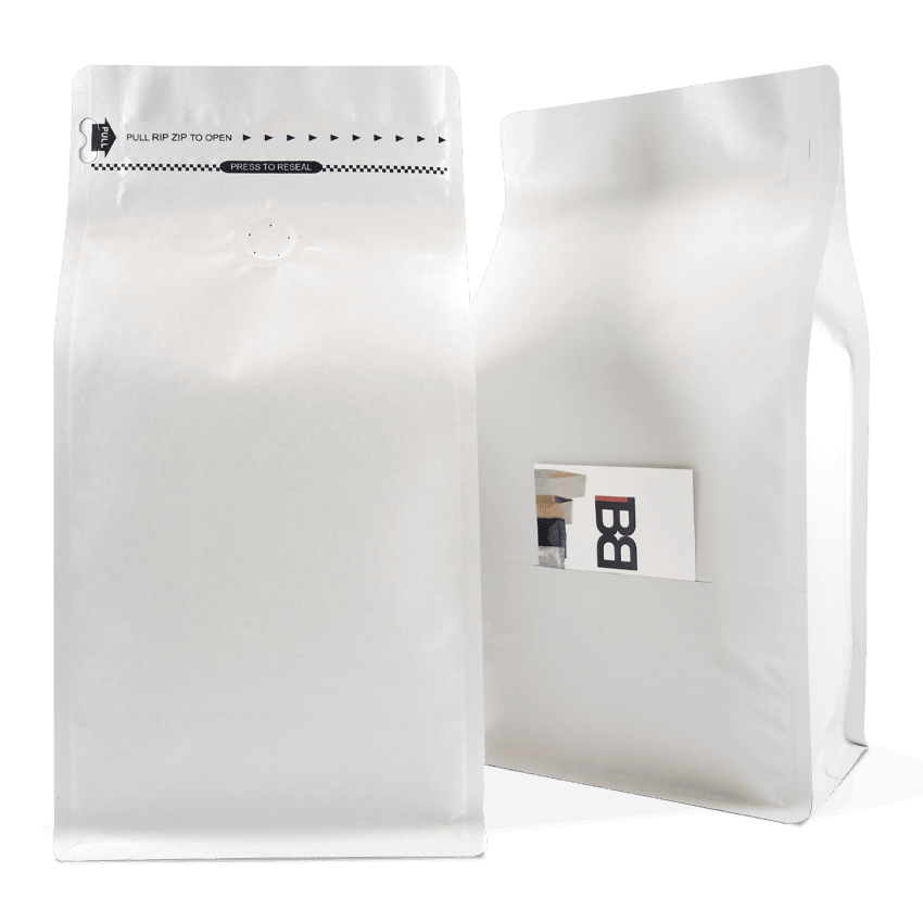 500g Box Bottom Bags with Slit | The Bag Broker Europe 500.BB.slit